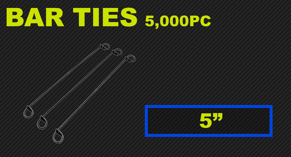 Bar Ties - Tie Wire 5" - REBAR CONCRETE PRODUCTS