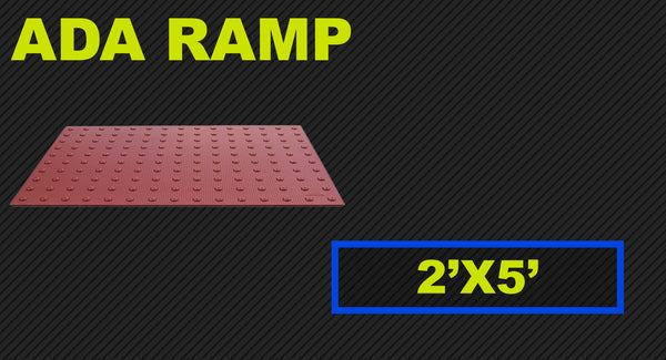 ADA RAMPS 2'X5' - REBAR CONCRETE PRODUCTS