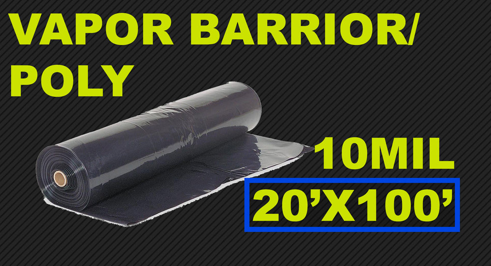 10 Mil Poly 20' x 100' - REBAR CONCRETE PRODUCTS