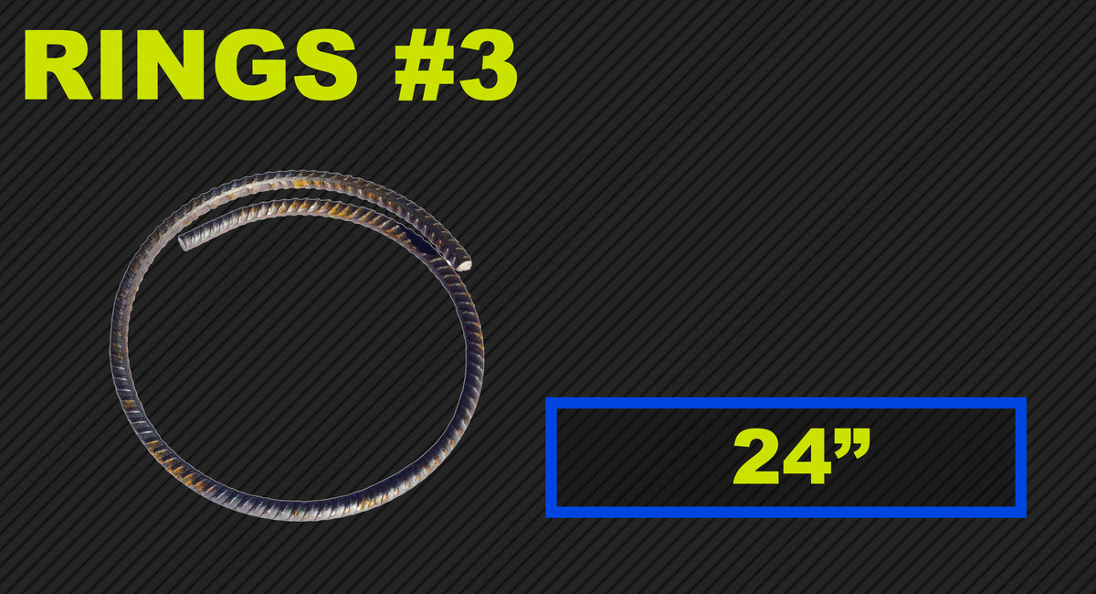 Rings 24" #3 3/8" - REBAR CONCRETE PRODUCTS