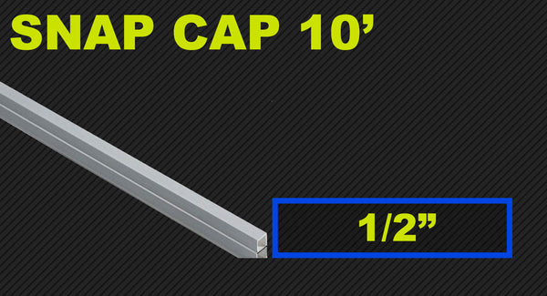 Snapcap 1/2" x 10' - REBAR CONCRETE PRODUCTS